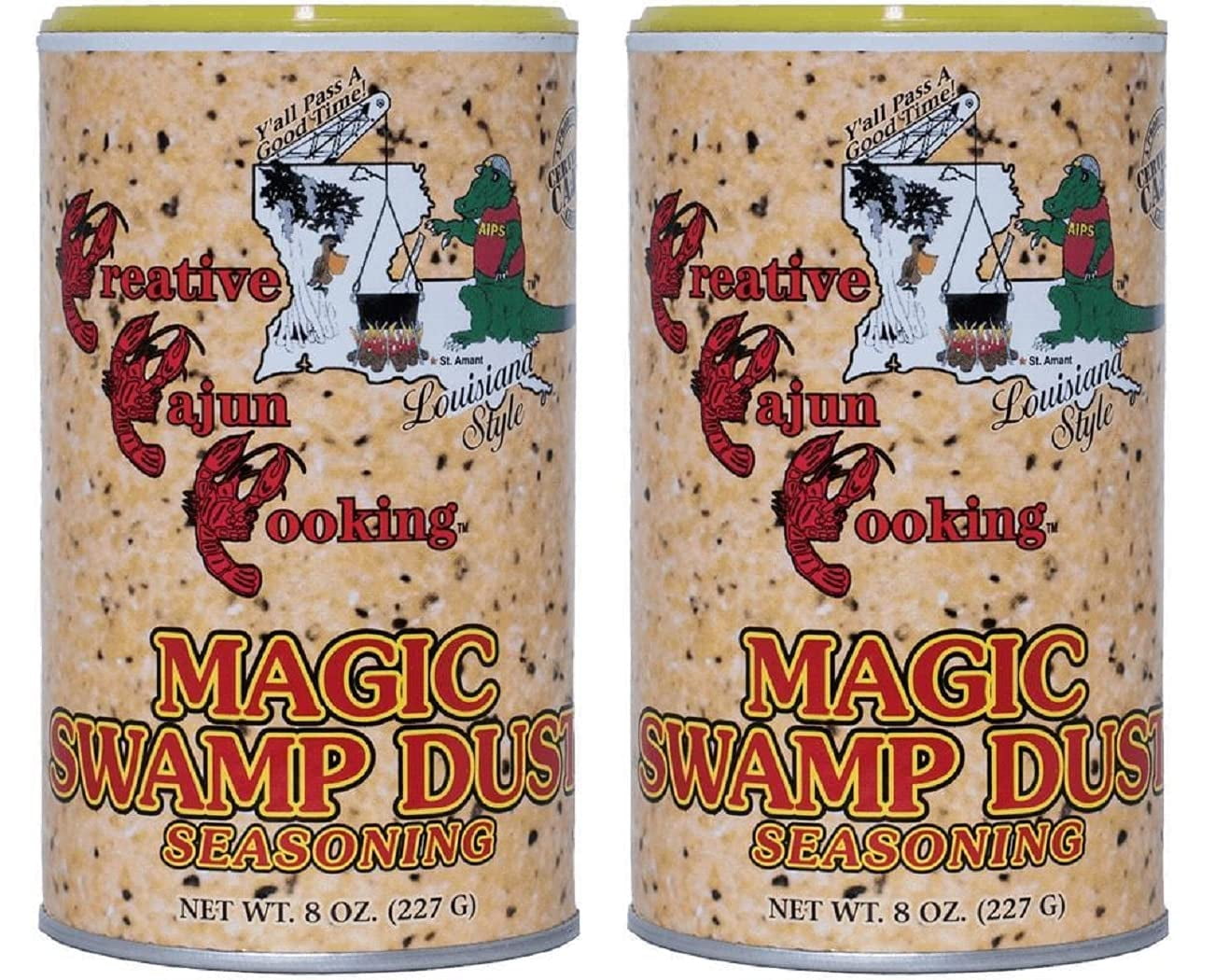 Creative Cajun Cooking Magic Swamp MDA05 Dust Seasoning, 8 Ounce ...