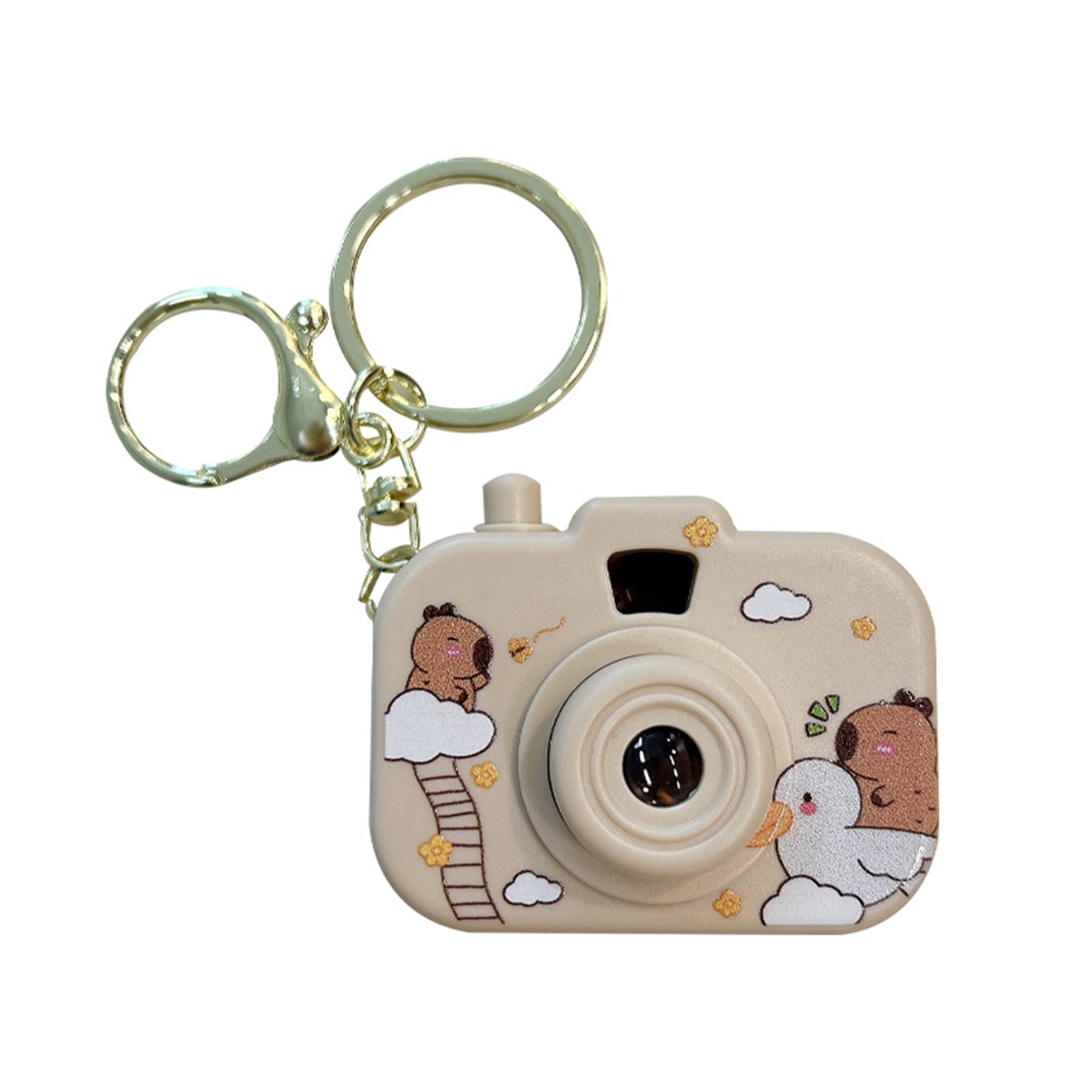 Creative Capybaras Projection Camera Keychain With Built In Miniature ...