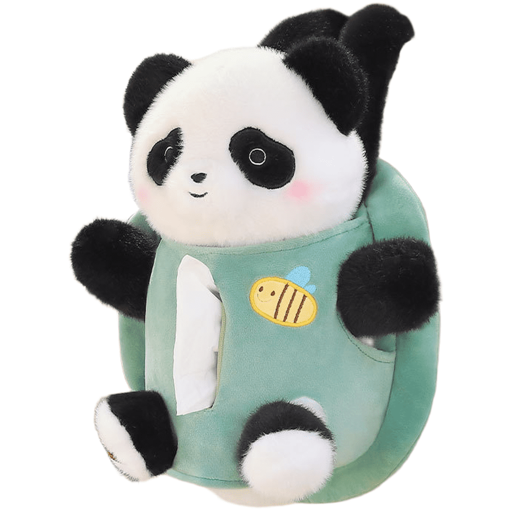 Creative Car Hanging Tissue Box Plush Cartoon Animal Design For General ...
