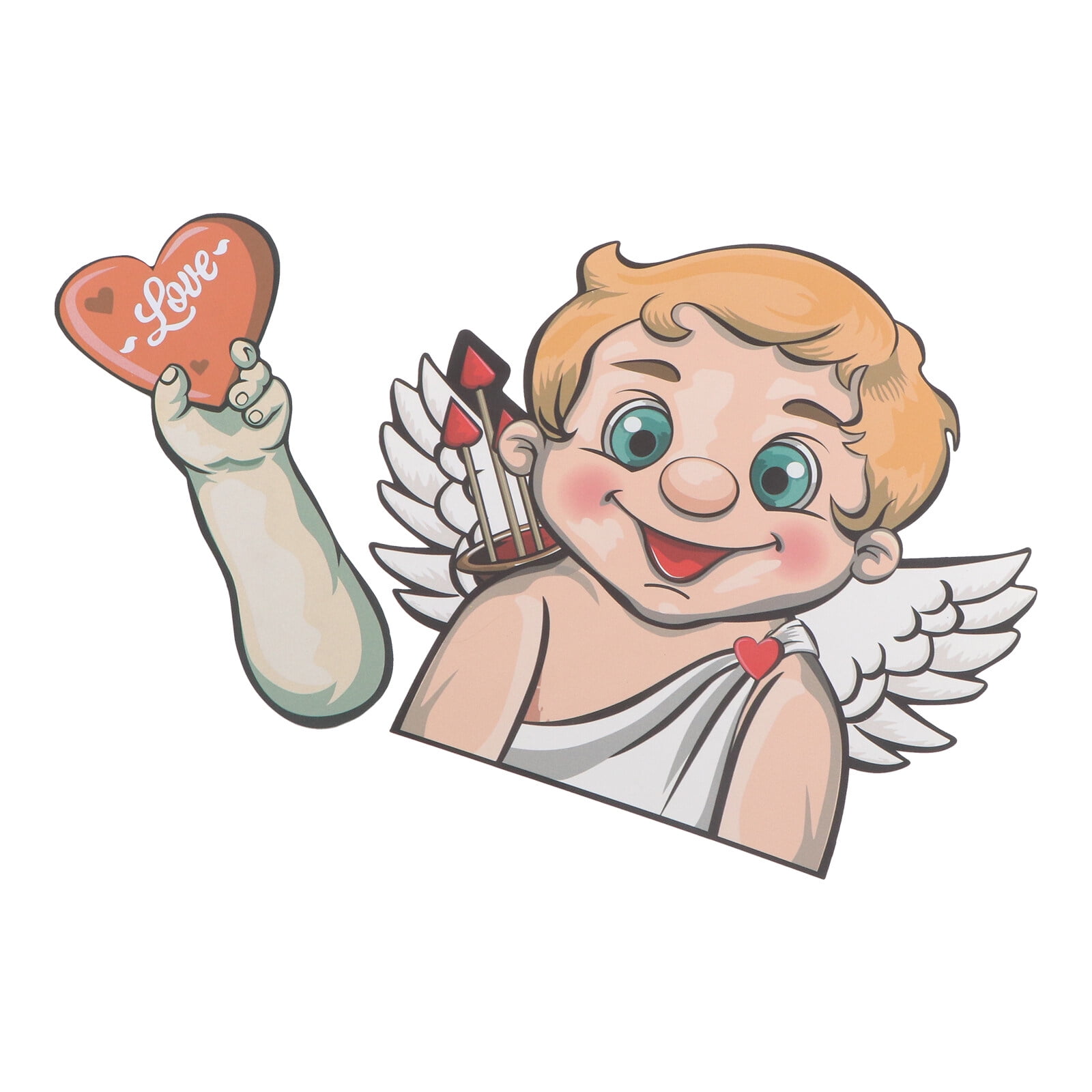 Creative Car Rear Window Wiper Sticker Valentines Day Heart Decal Love ...