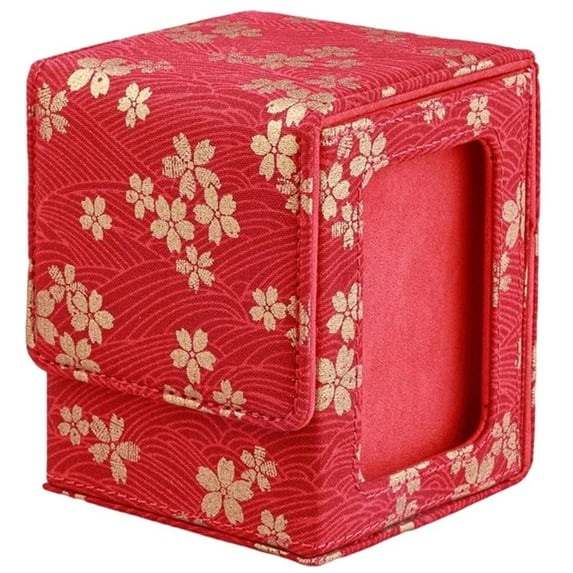 Creative Card Deck Box Holder Embroidery Card Carrying Organiser Case ...