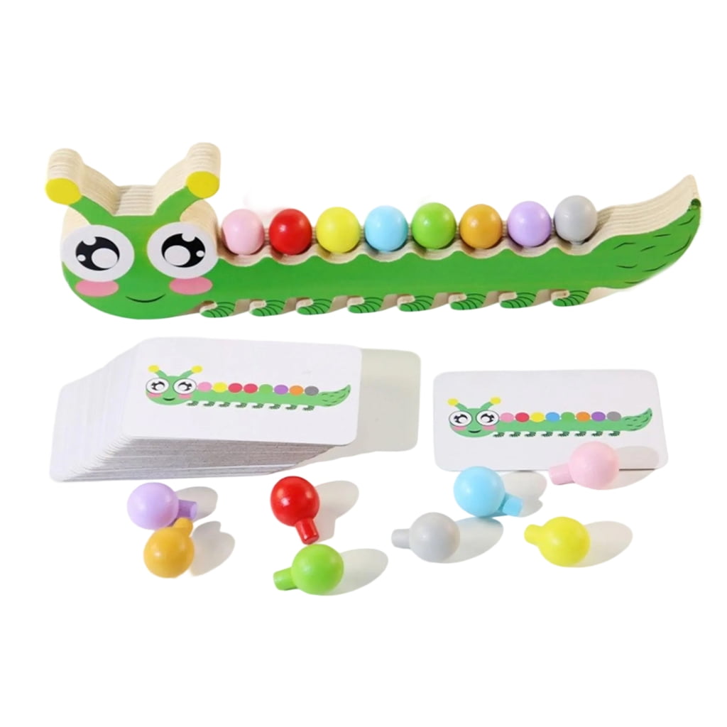 Creative Cartoon Color Matching Board Game Toy for Toddler Fine Motor ...