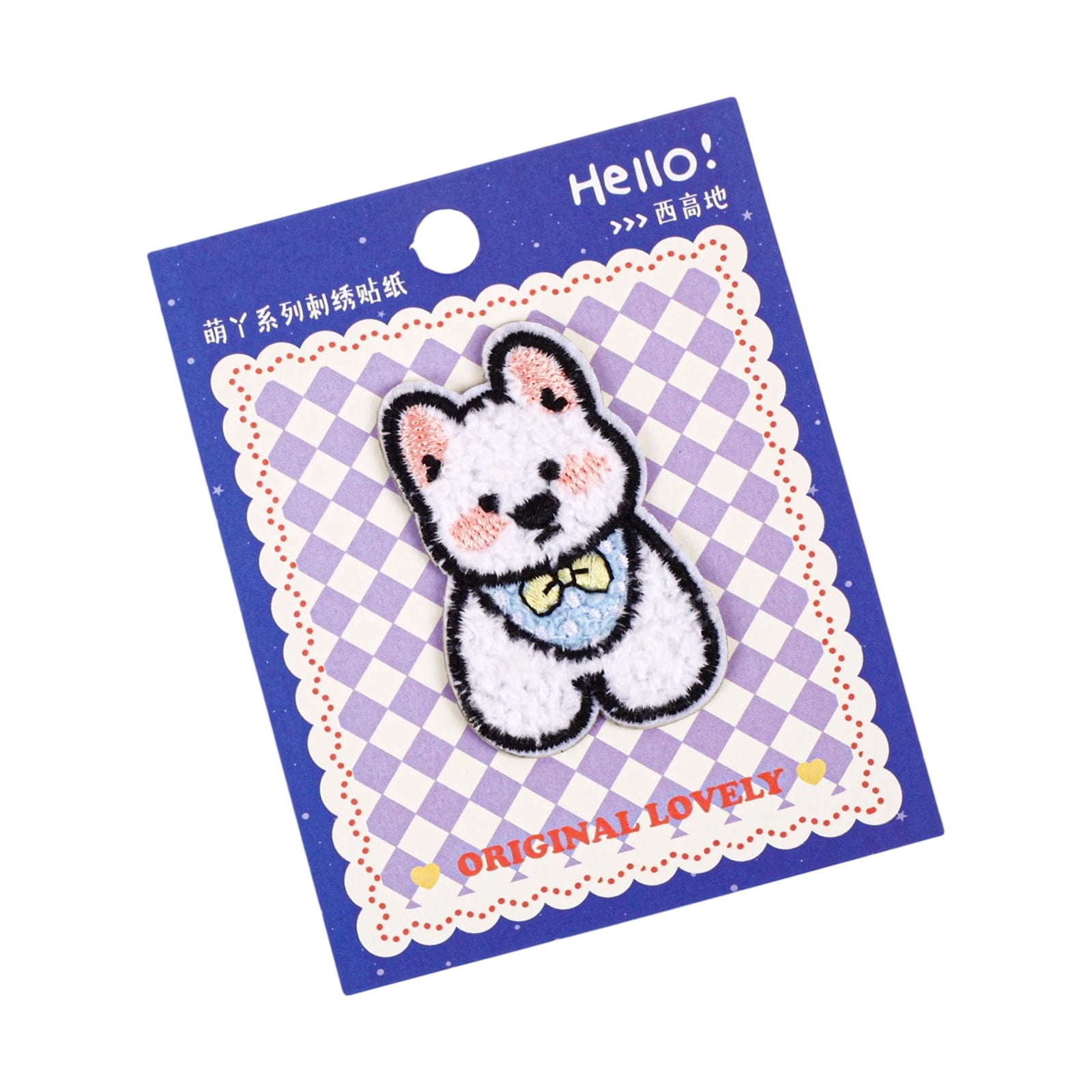 Creative Cartoon Embroidery Patches Friendly Polyester Embroidery ...