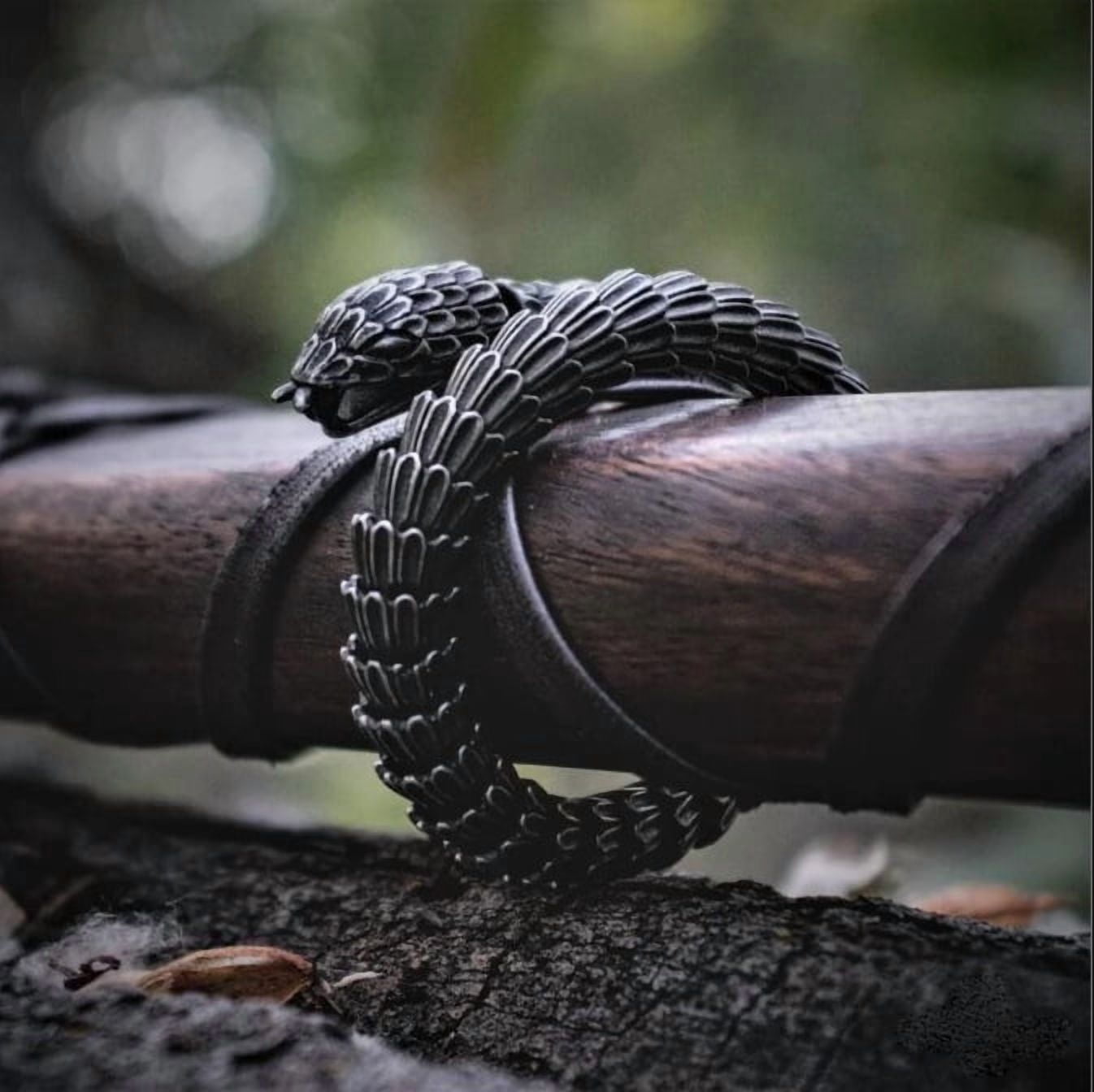 Creative Casting Snake Scale Men's Bracelet - Walmart.com
