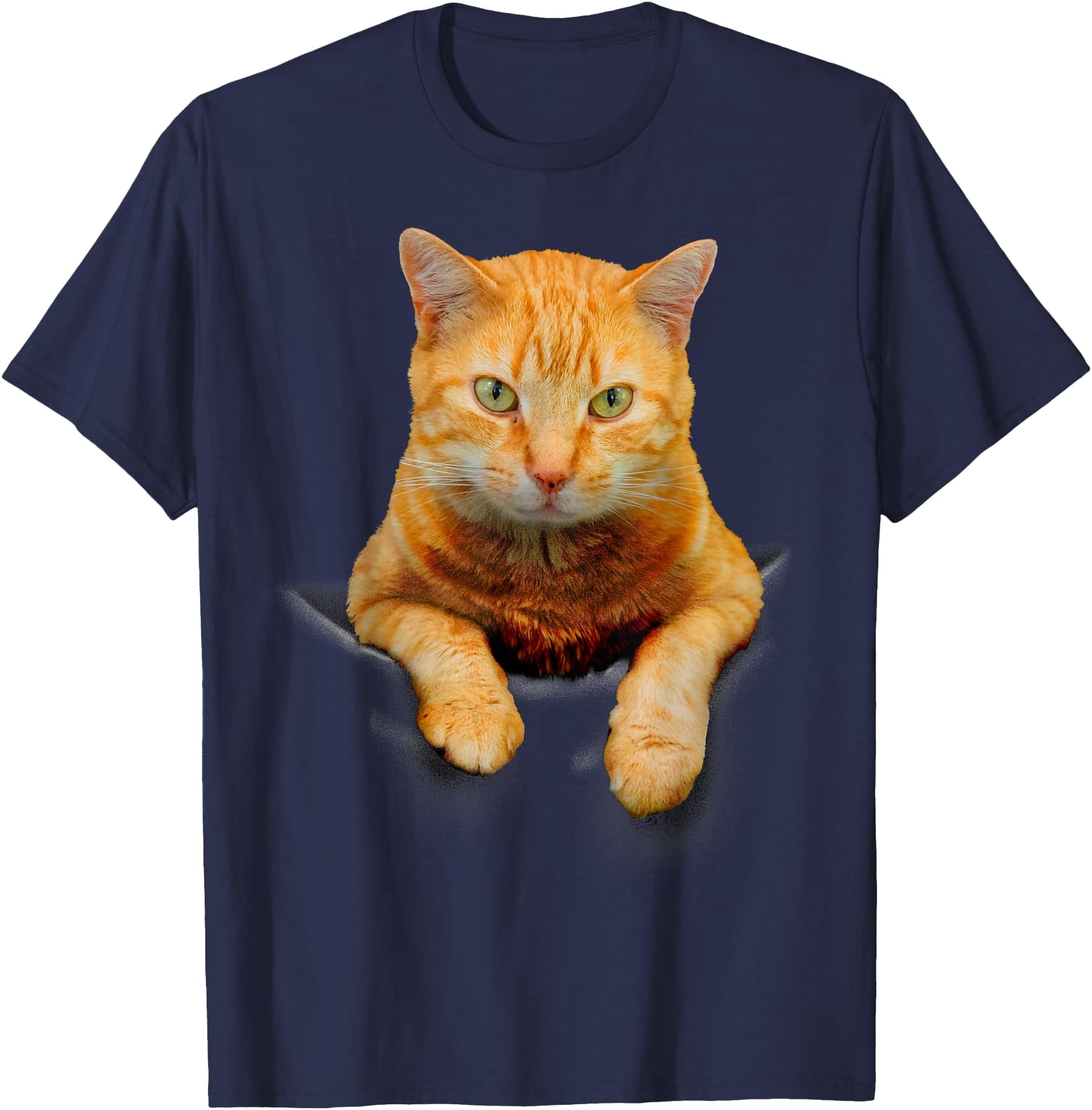 Creative Cat Motif T-Shirt for Cat Lovers - Stylish Black Tee with Fun ...