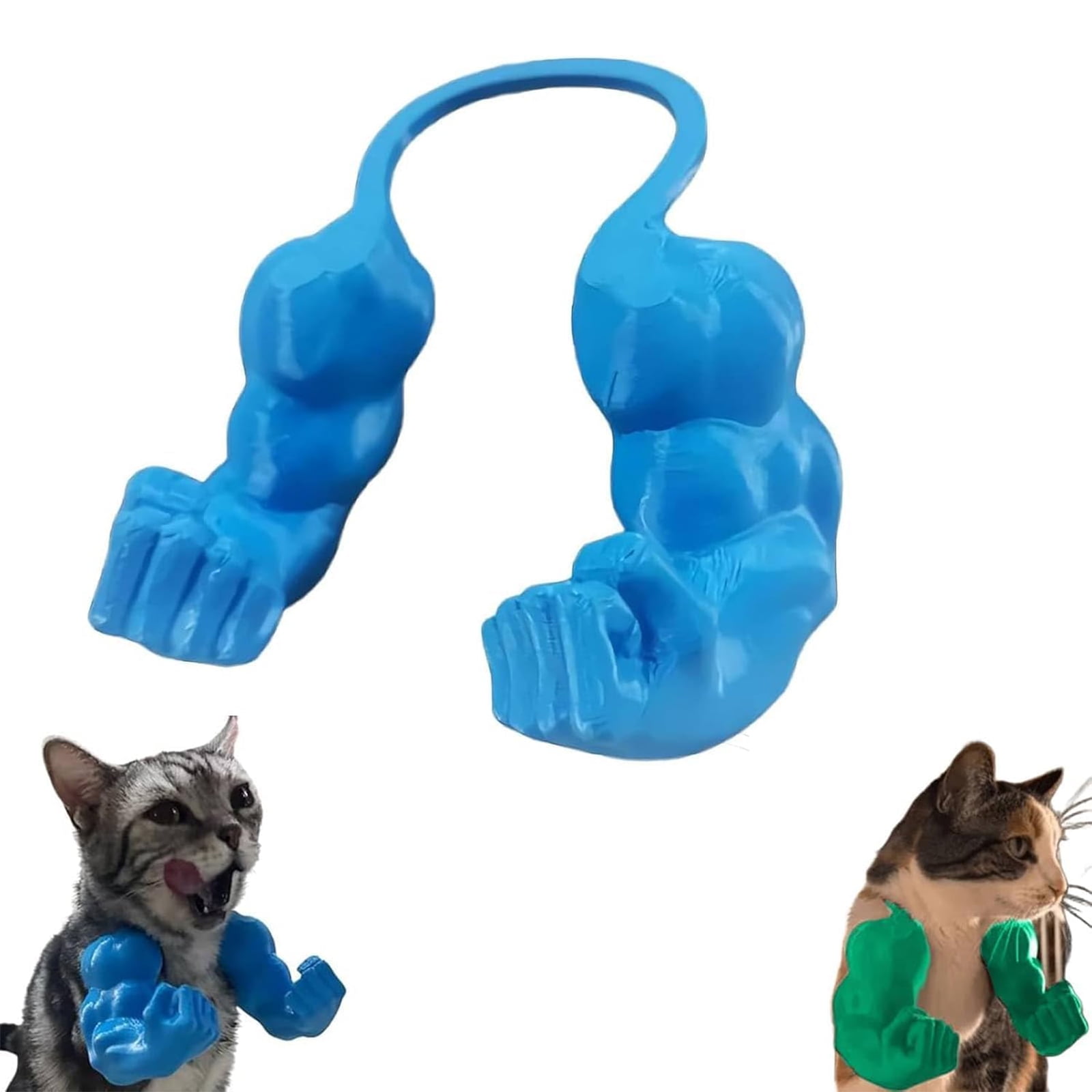 Creative Cat Muscle Arms, 3D Printed Cat's Neck Arm with Muscle, Funny ...