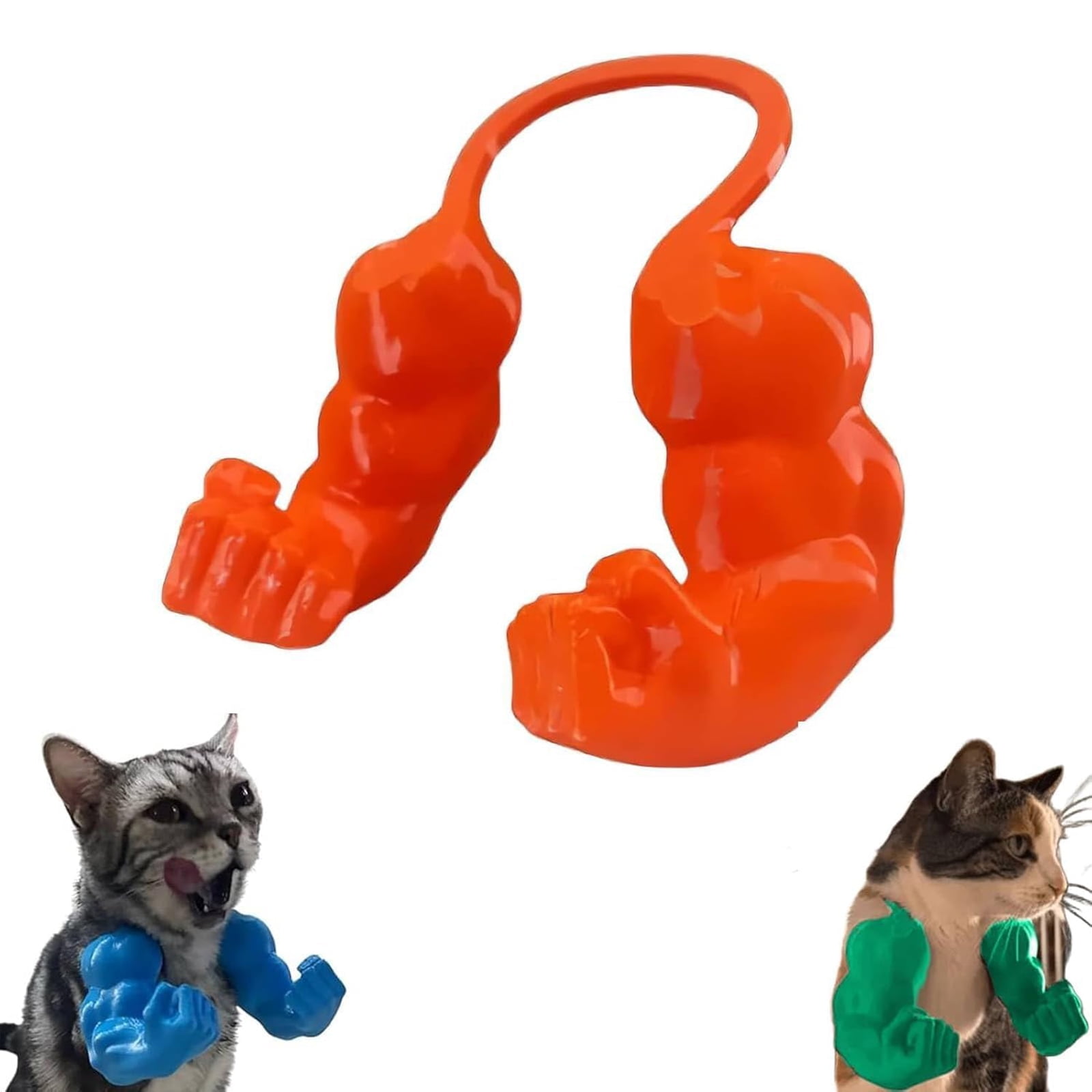 Creative Cat Muscle Arms, 3D Printed Cat's Neck Arm with Muscle, Funny ...