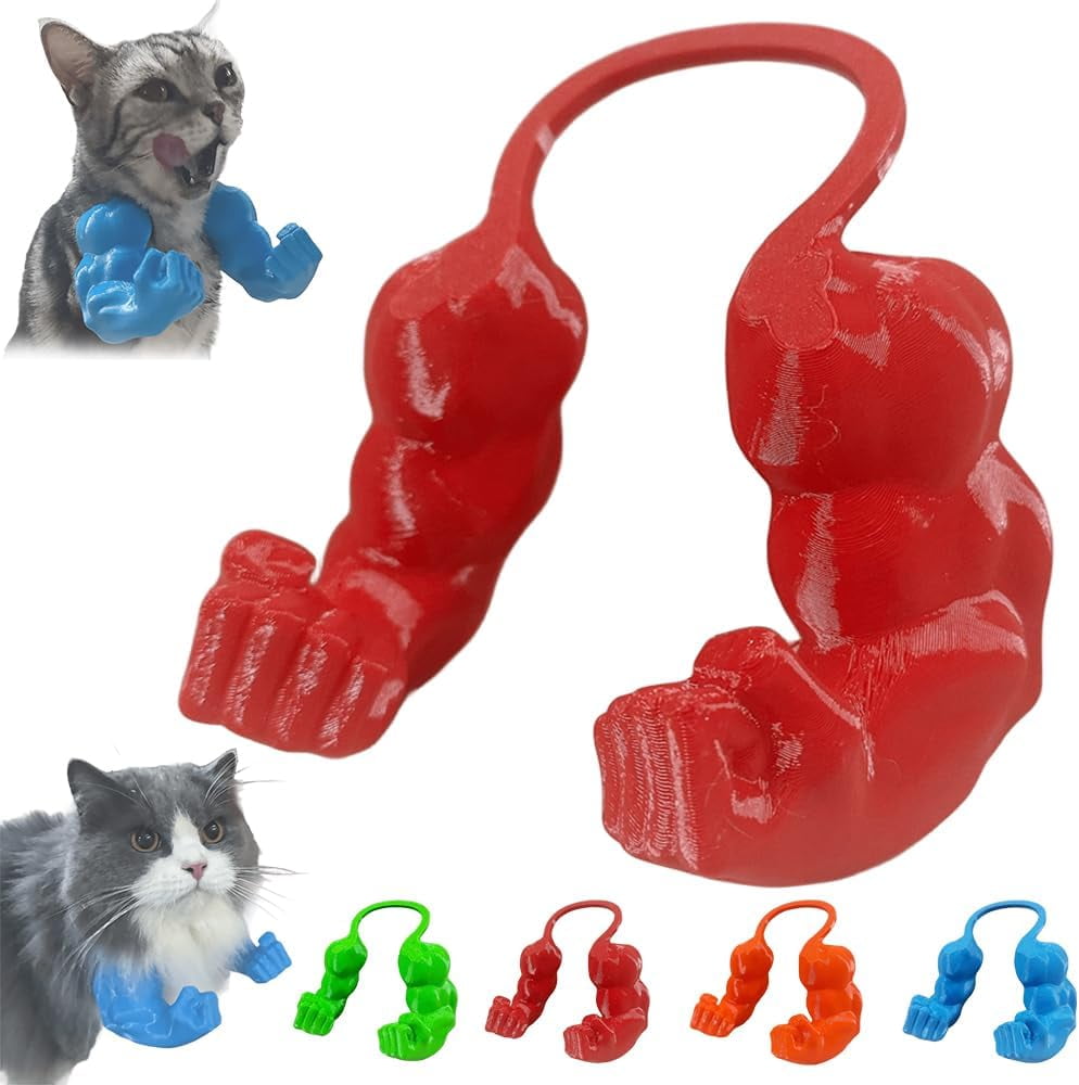 Creative Cat Muscle Arms, Creative Strongman Giant Arms, Funny 3D ...