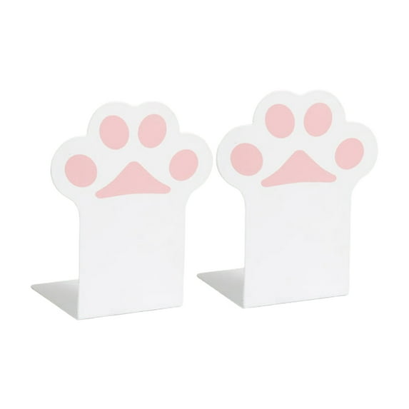 Creative Cats Paw Book Ends Stand Metal Bookends Non Skid Sturdy for ...