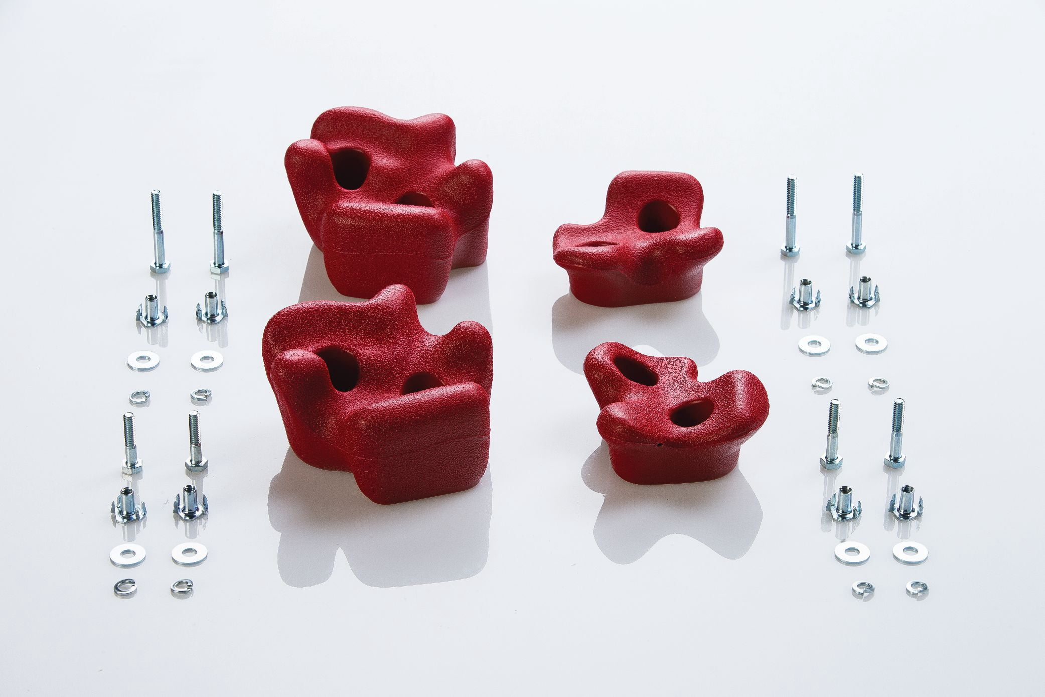 Creative Cedar Designs Playset Climbing Rocks (set of 4)- Red - Walmart.com