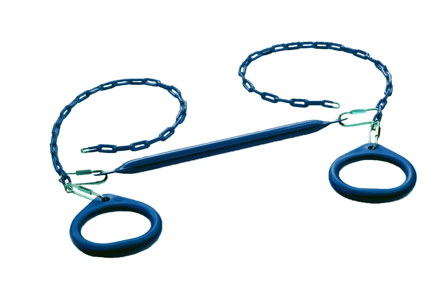 Creative Cedar Designs Trapeze Bar with Circular Rings, Blue - Walmart.com