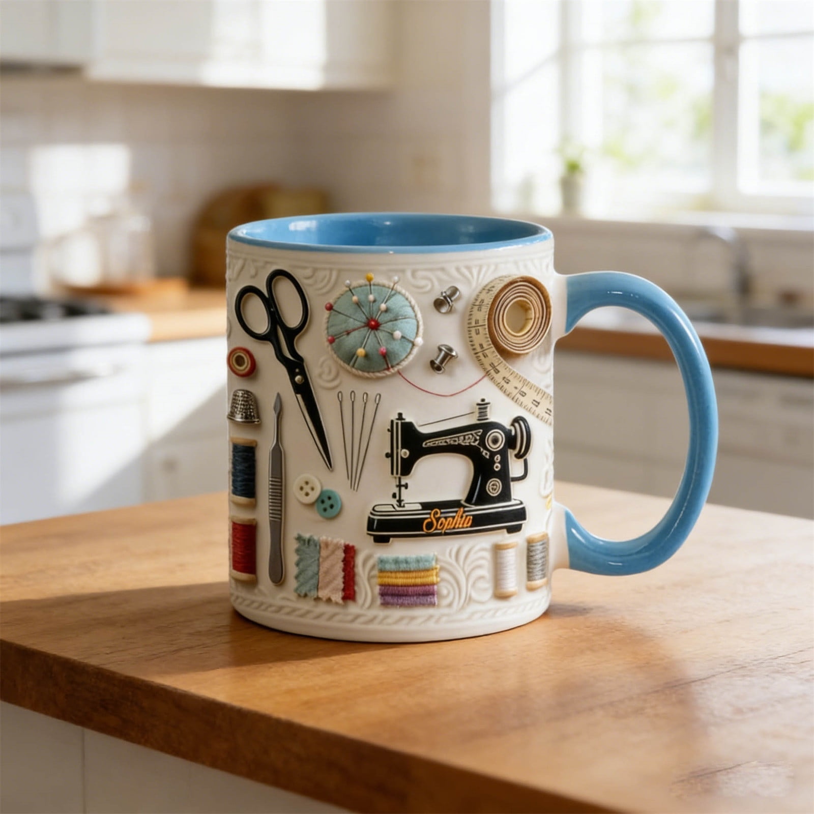 Creative Ceramic Coffee Mug, Teacher/Sewing/Tools/250th Anniversary ...
