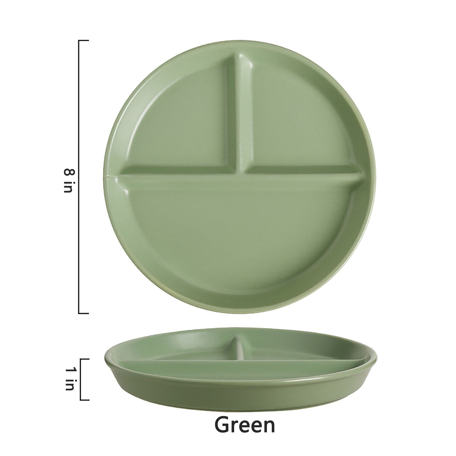 Creative Ceramic Divided Plate for Kids, Breakfast Tray with ...