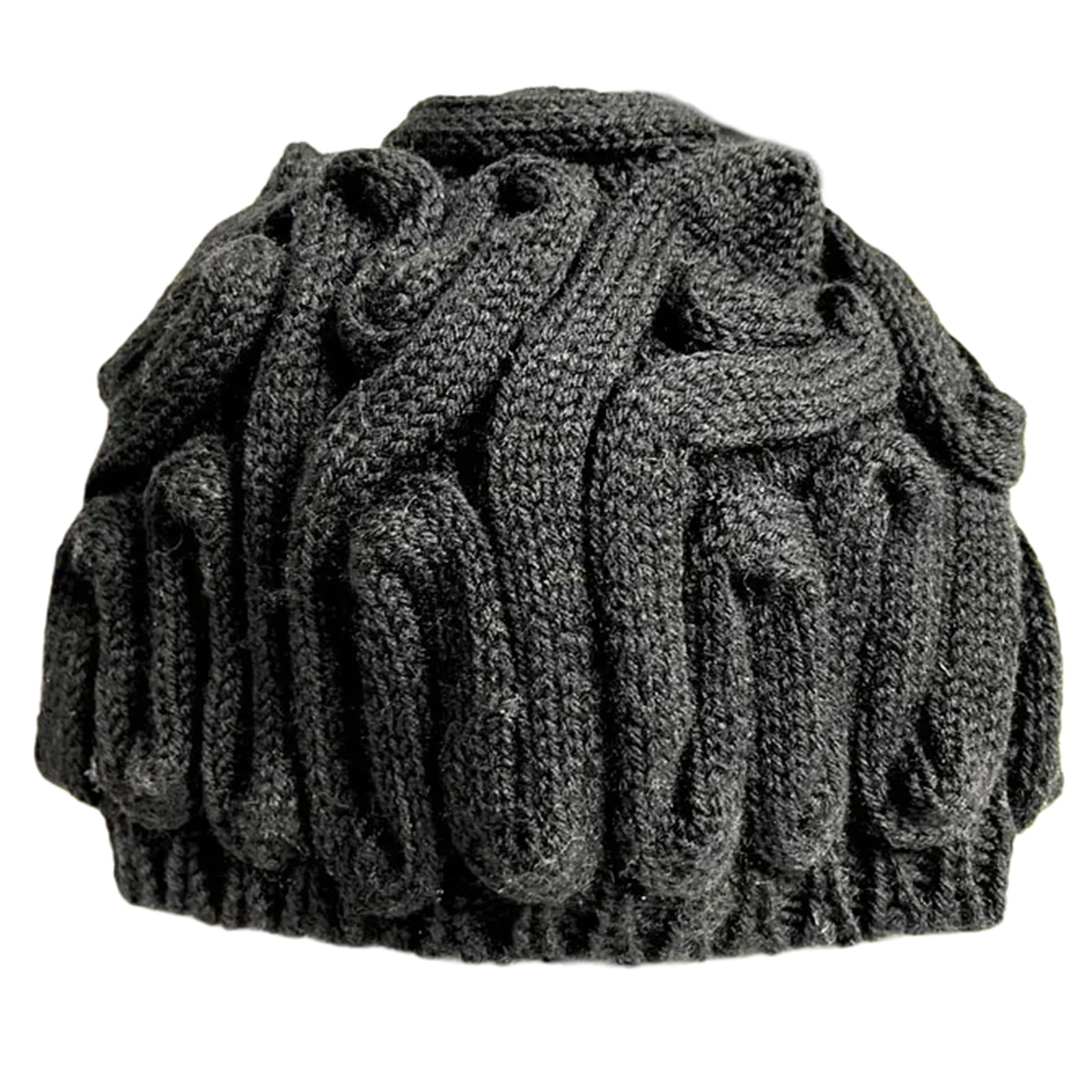 Creative Cerebrum Brimless Caps for Women Men Unisex Novelty Skull Hat ...