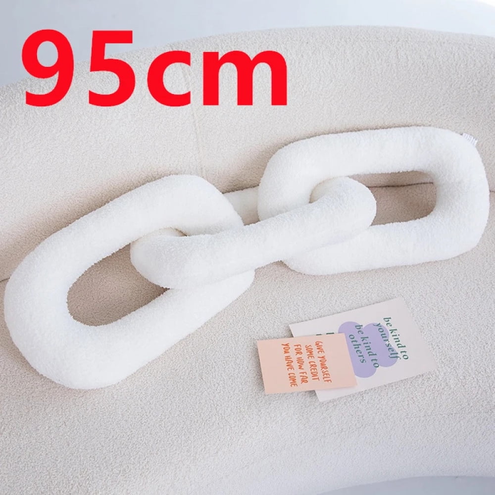 Creative Chain Plush Pillow Stuffed Shackles Shaped Cushion Soft Knot ...