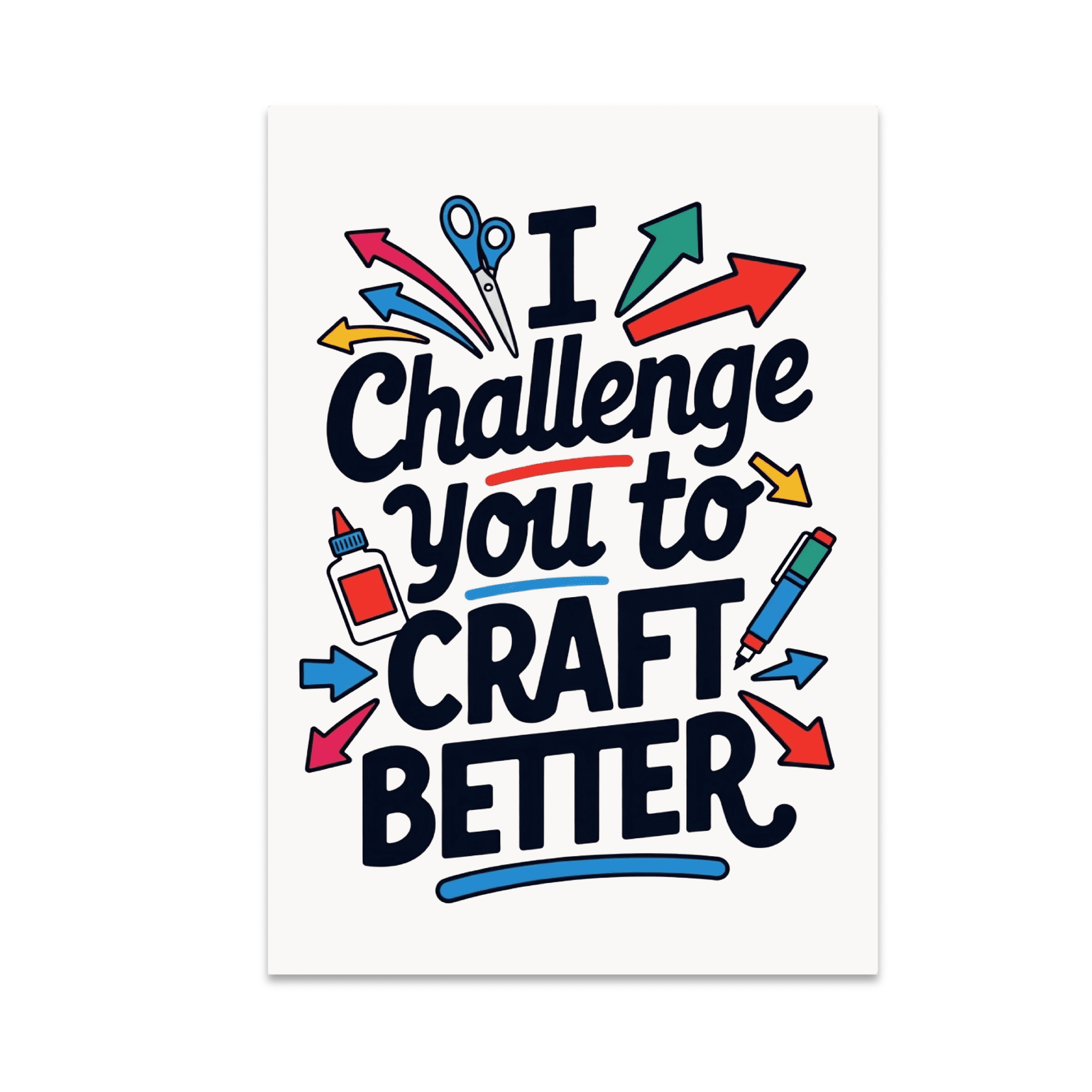 Creative Challenge Art - Arts and Crafts Enthusiast - 13x19 Poster ...