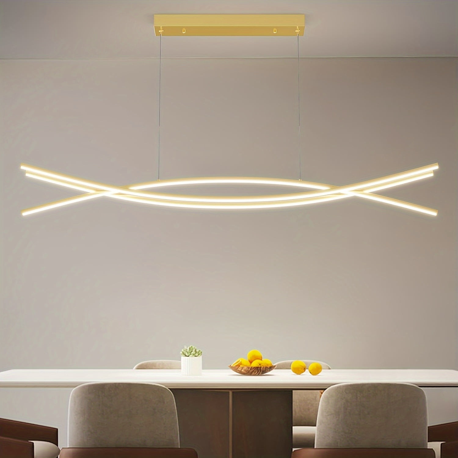 Creative Chandelier, Modern Ceiling Fishbone Pendant Light Fixtures ...