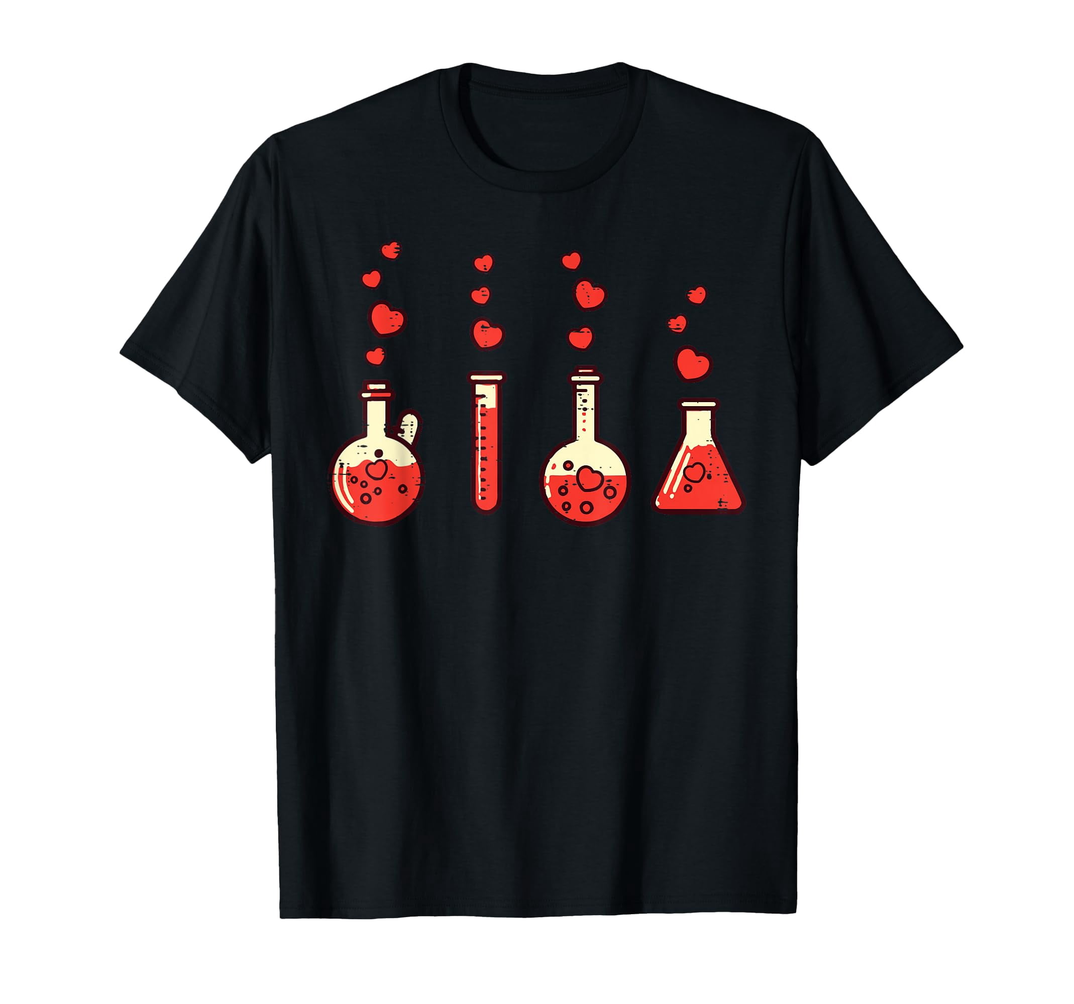 Creative Chemistry Flasks Graphic T-Shirt for Science Lovers on ...