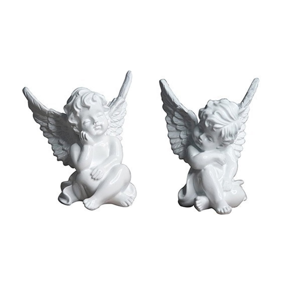 Creative Cherub Statue Sympathy Christmas Cherub Figurines for Photo ...