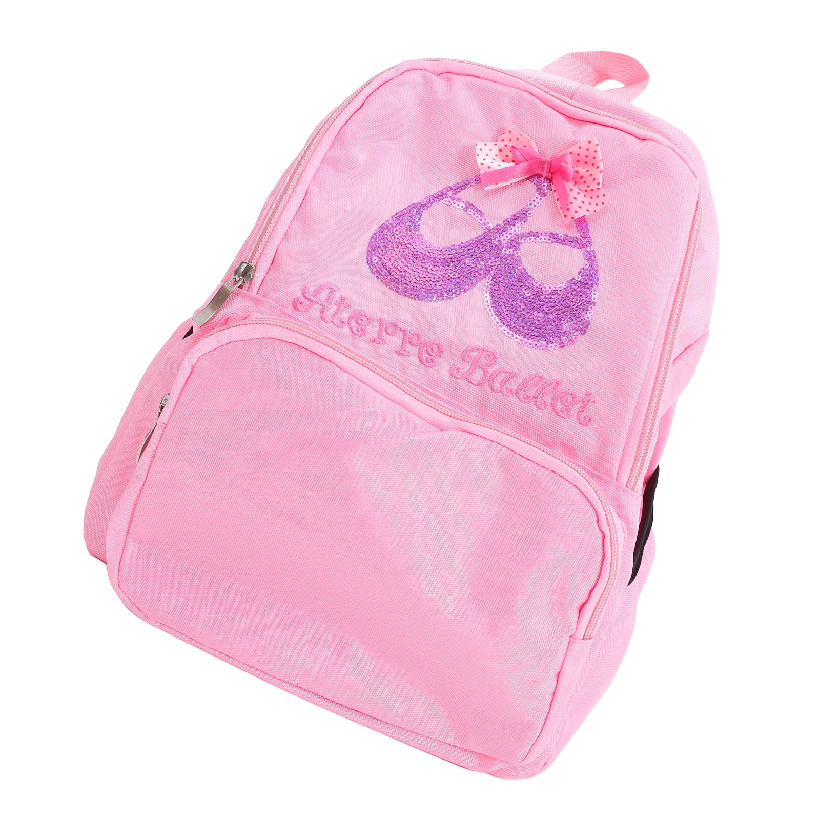 Creative Child Backpack Ballet Dance Pattern Pack Canvas Casual Bag for ...