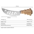 Creative Christmas Tree Shape Pizza Cutter | Oak Handle Roller Knife ...