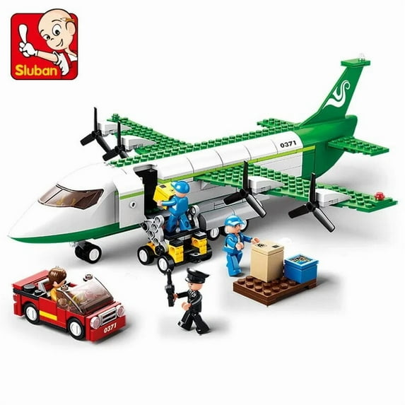 Creative City Airbus Cargo Aircraft Plane Building Blocks Air Ambulance ...