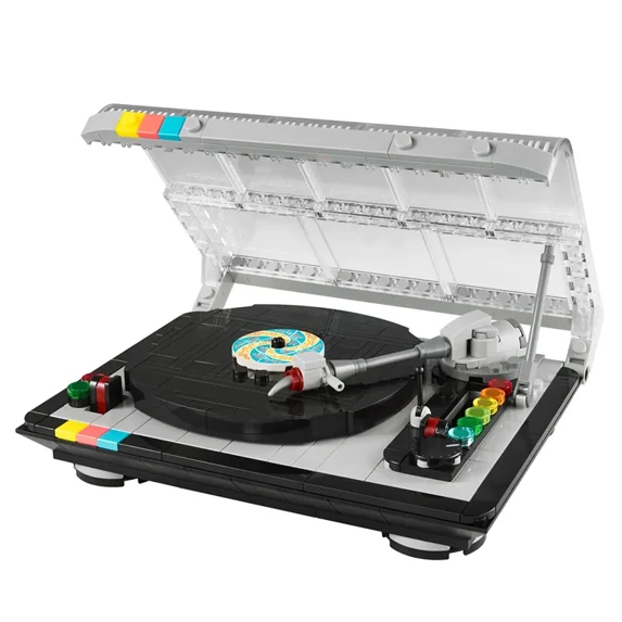 Creative Classic Festival Retro Record Player Building Blocks Model ...