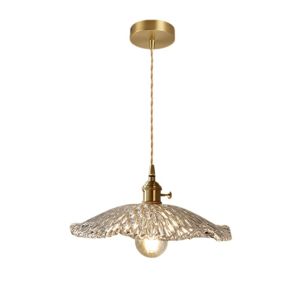 Creative Clear Glass Pendant Light Fixture, Personalized Transparent ...