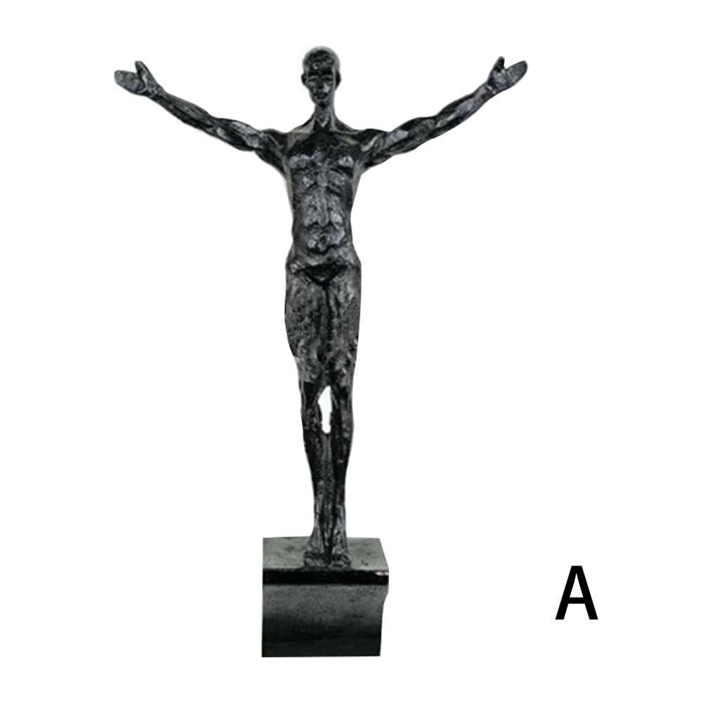 Creative Climbing Man Resin Iron Wire Wall Hanging Figures ღ X2E1 ...
