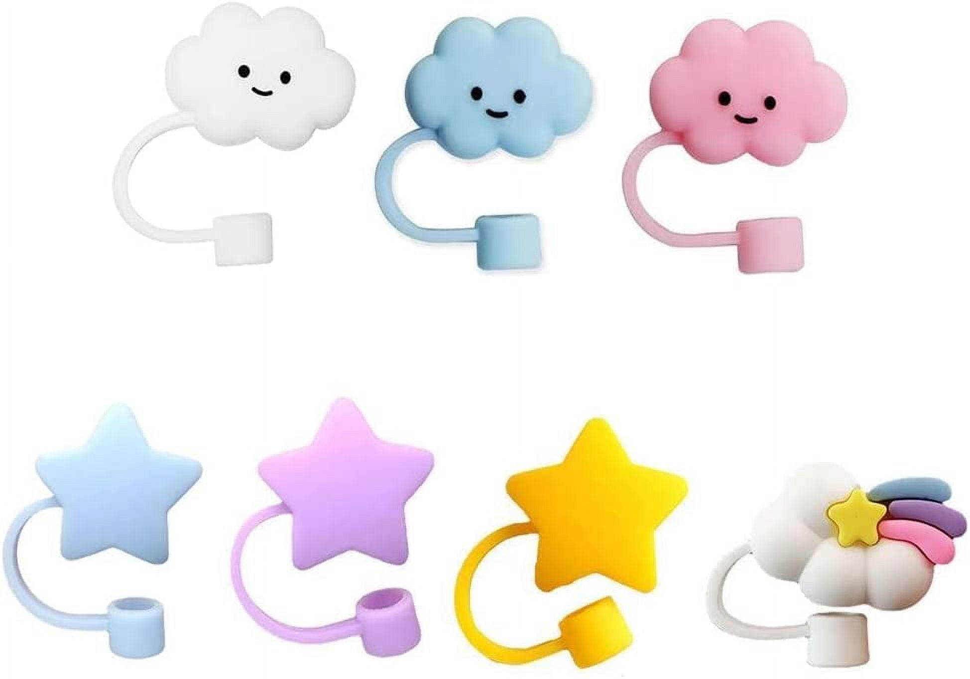 Creative Cloud Strawberry Silicone Straw Plug Reusable Drinking Dust ...