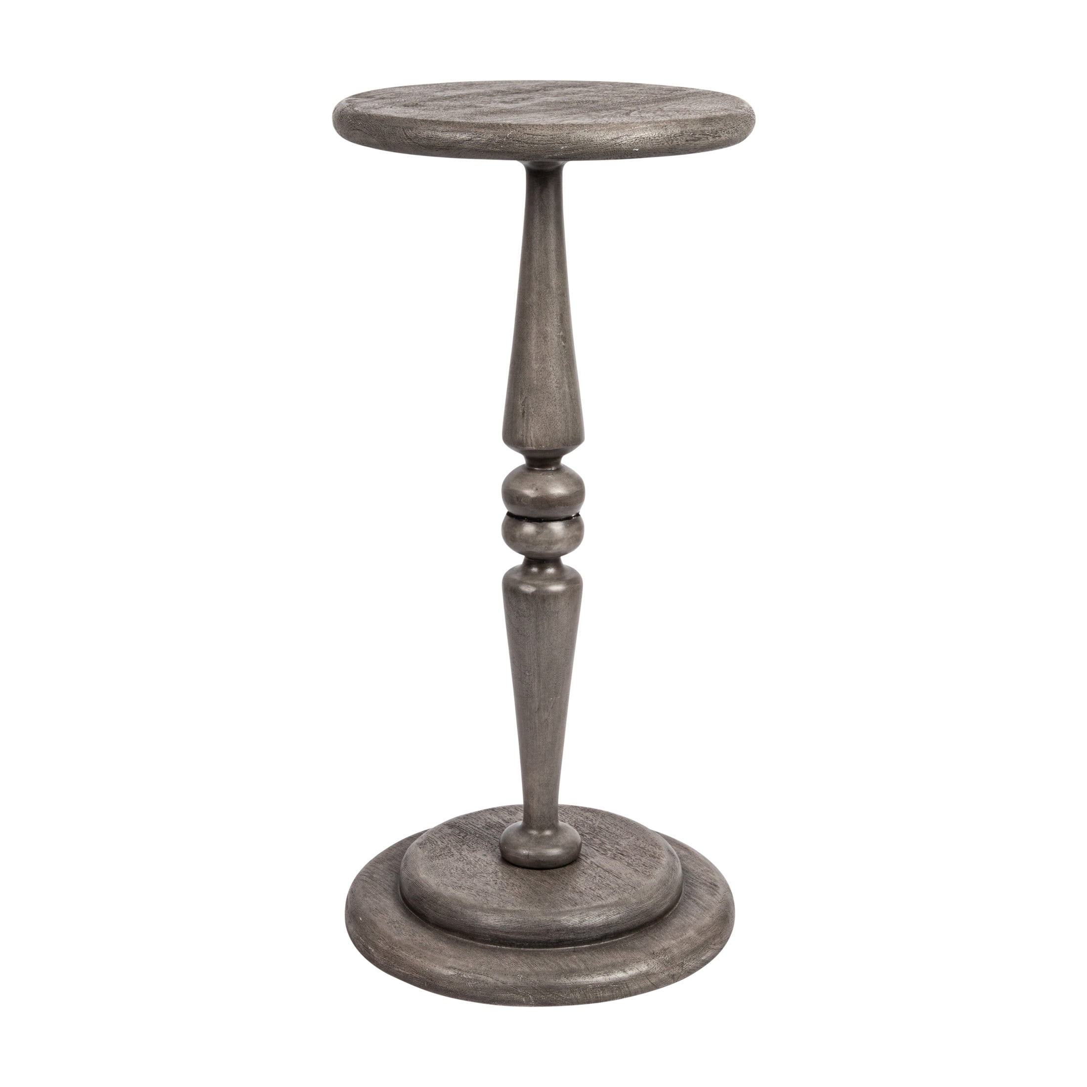 Free Shipping! Creative Co-Op Bishop Pedestal Cocktail Side Table, Dove ...
