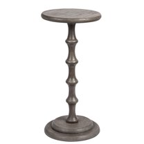 Free Shipping! Creative Co-Op Bishop Pedestal Cocktail Side Table, Dark ...
