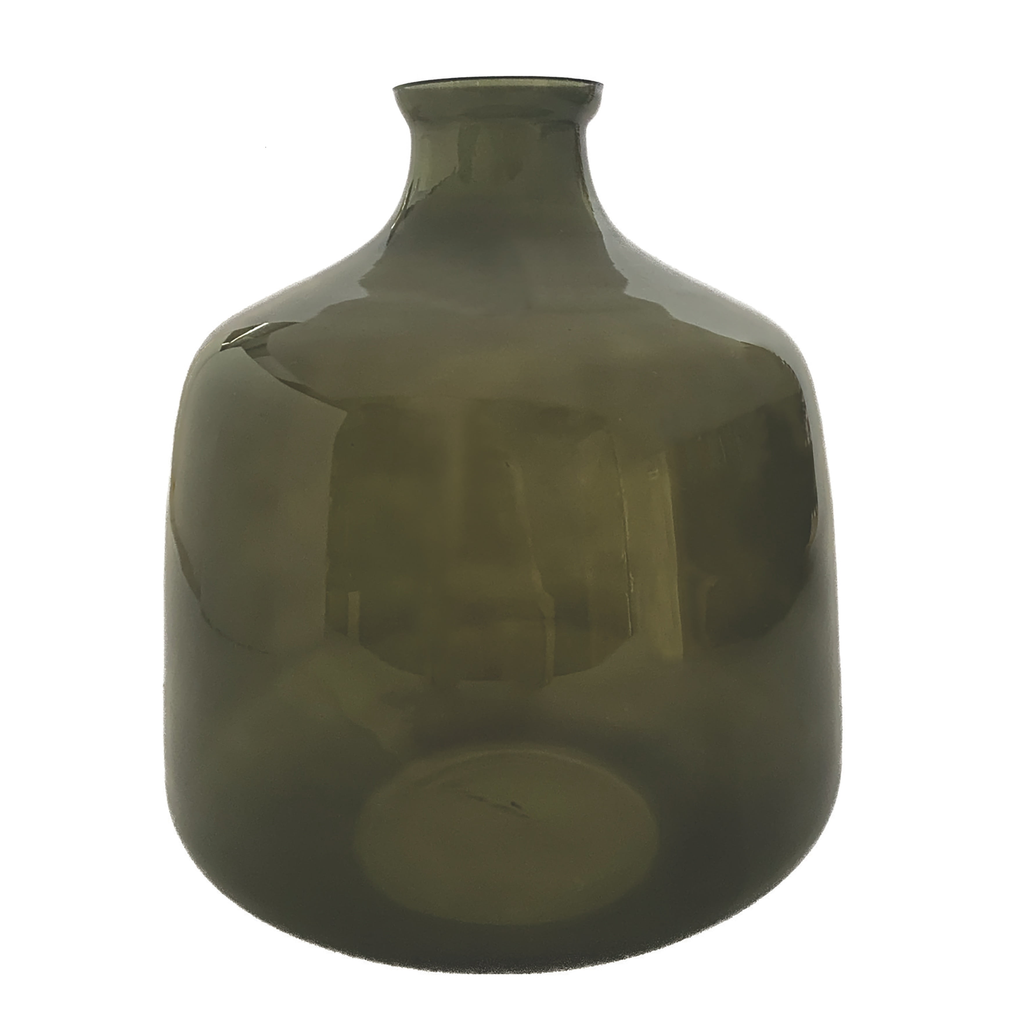 Creative Co-Op Glass Bud Vase, Green - Walmart.com