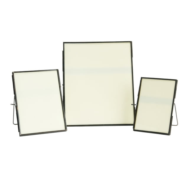 Creative Co-Op Metal Framed Photo Frames, Set of 3 - Walmart.com