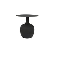 Creative Co-Op Mango Wood End Table with 2 Cane Shelves, Black ...