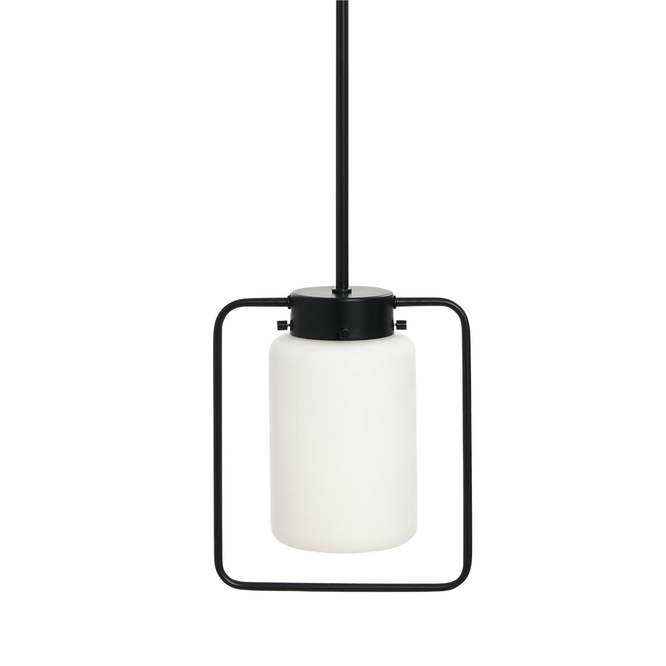 Creative Co-Op Robert Stevenson Lighting Ezra - Metal and Frosted Glass ...