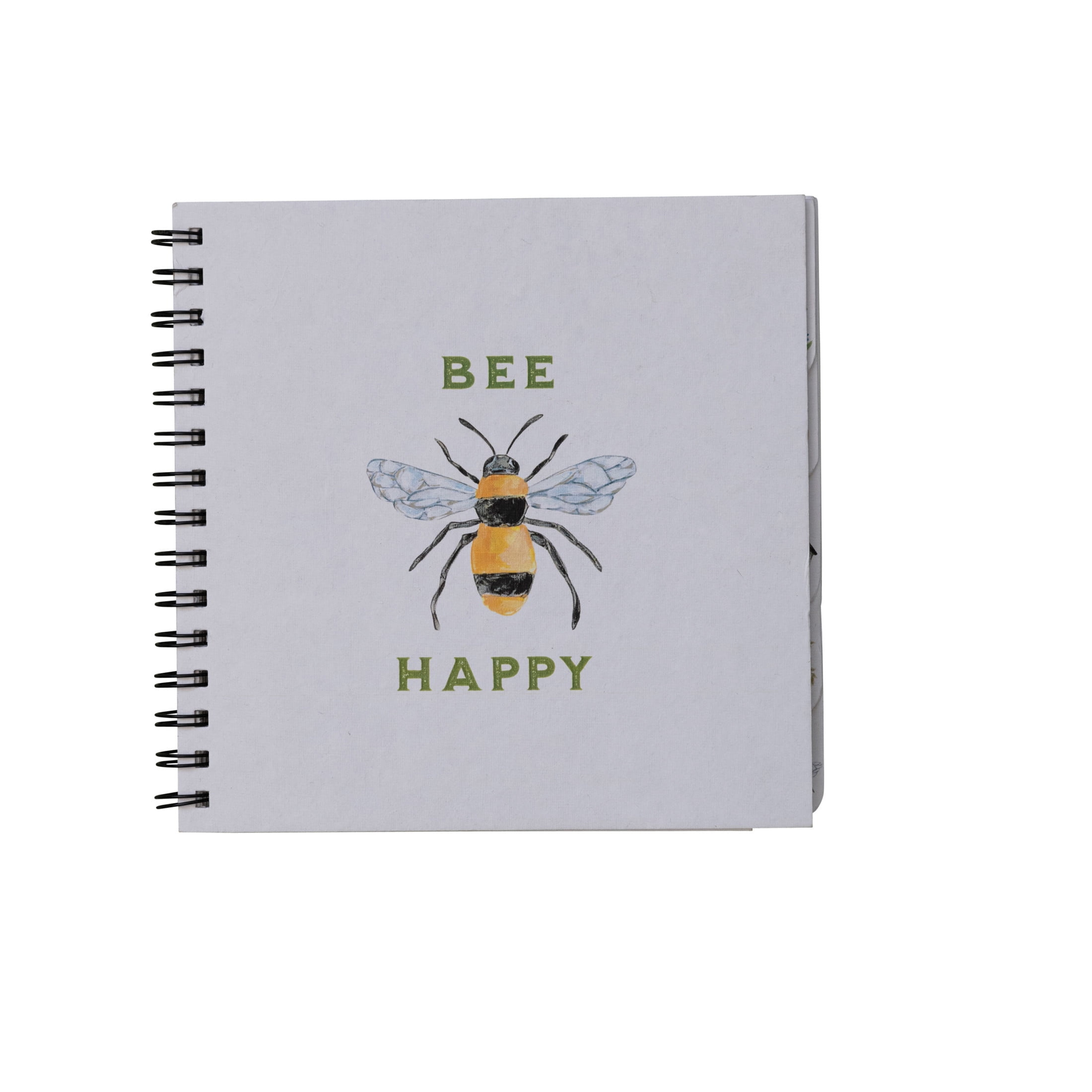 Creative Co-Op Spiral Bound Paper Garden Journal with Summer Icons ...