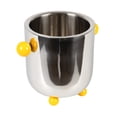 Creative Co-Op Stainless Steel Ice Bucket with Citron Color Enameled ...
