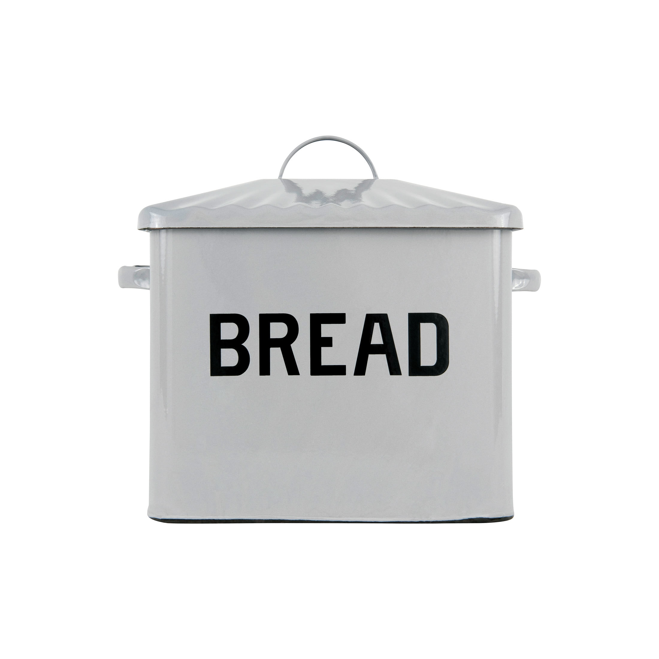 Creative Co-Op Steel Rust Resistant Bread Box - Walmart.com