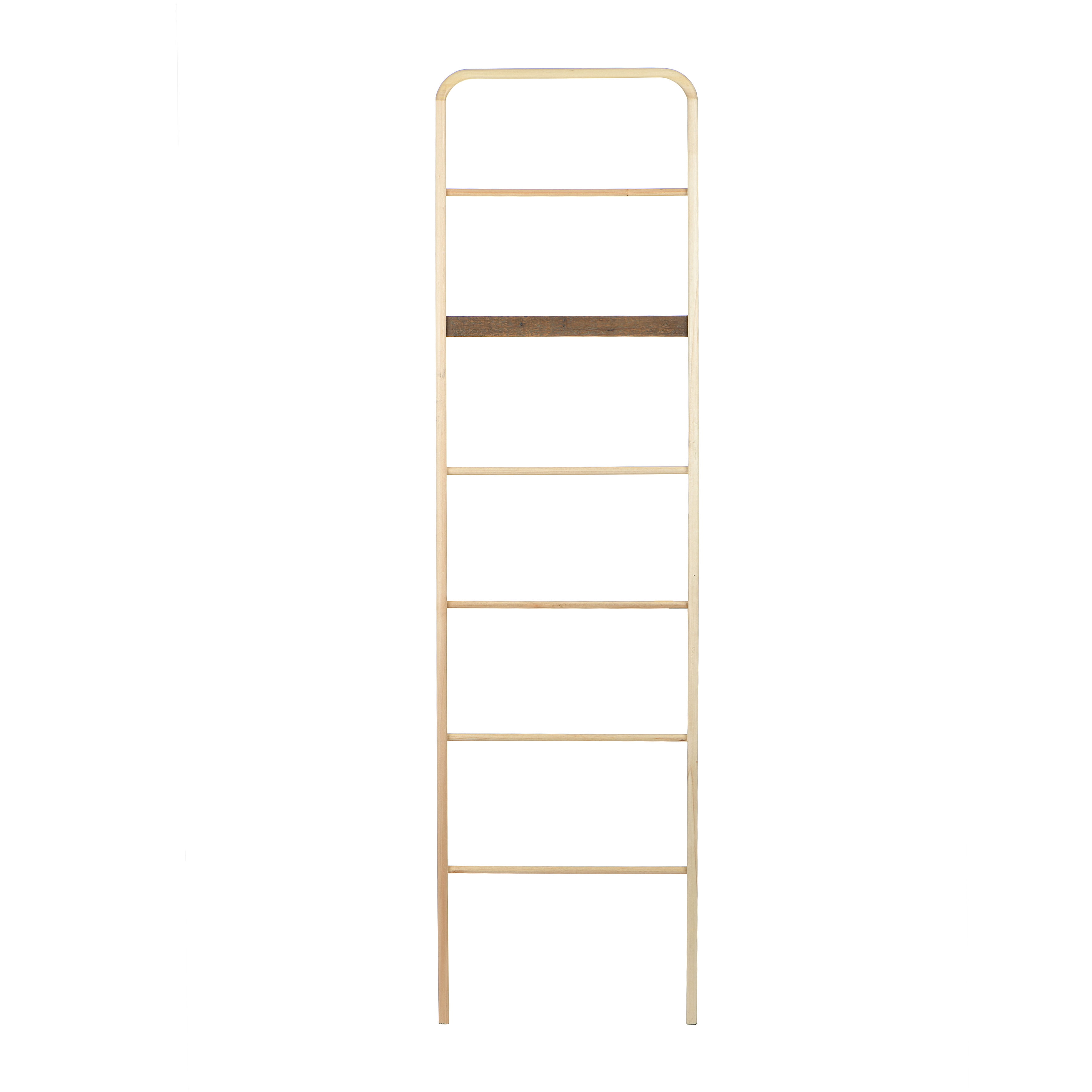 Creative Co-Op Wood Blanket Ladder - 6 Rungs - Walmart.com
