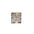 Creative Co-Op Wood & Metal "Bless You" Tissue Box Cover - Walmart.com