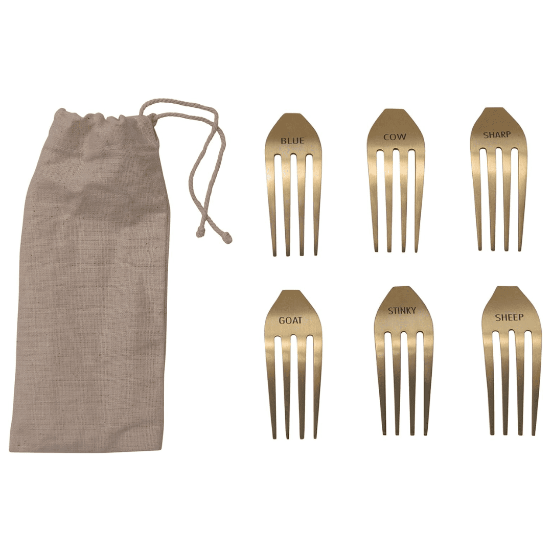 Creative Co-op Fork Cheese Markers - Walmart.com