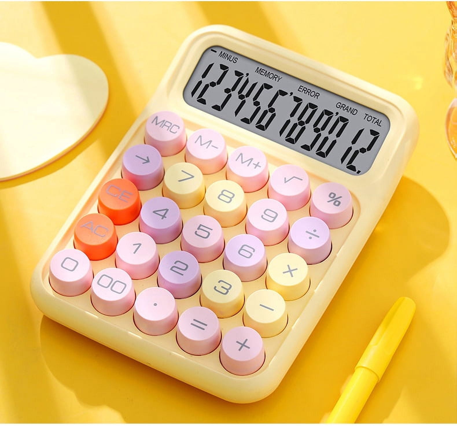 Creative Colorful Candy Colored Electronic Calculator,4 Function ...