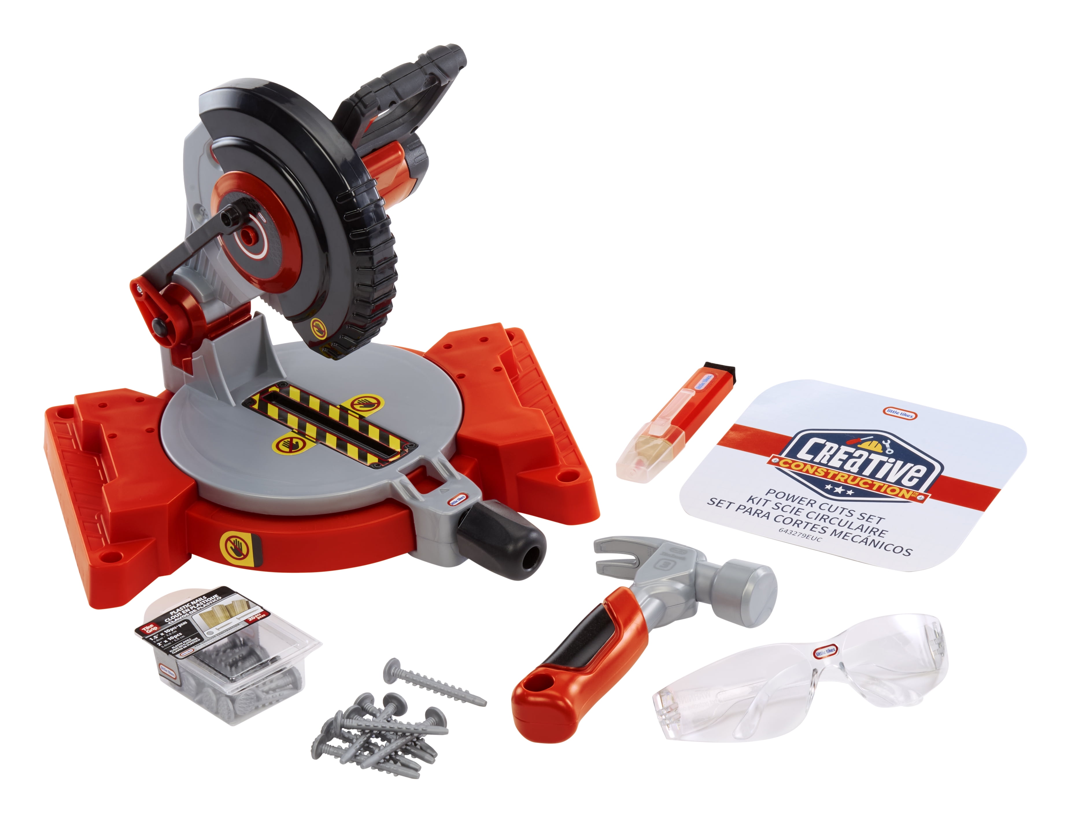 Little Tikes Creative Construction Power Cuts Set - Kids Toy Builder ...