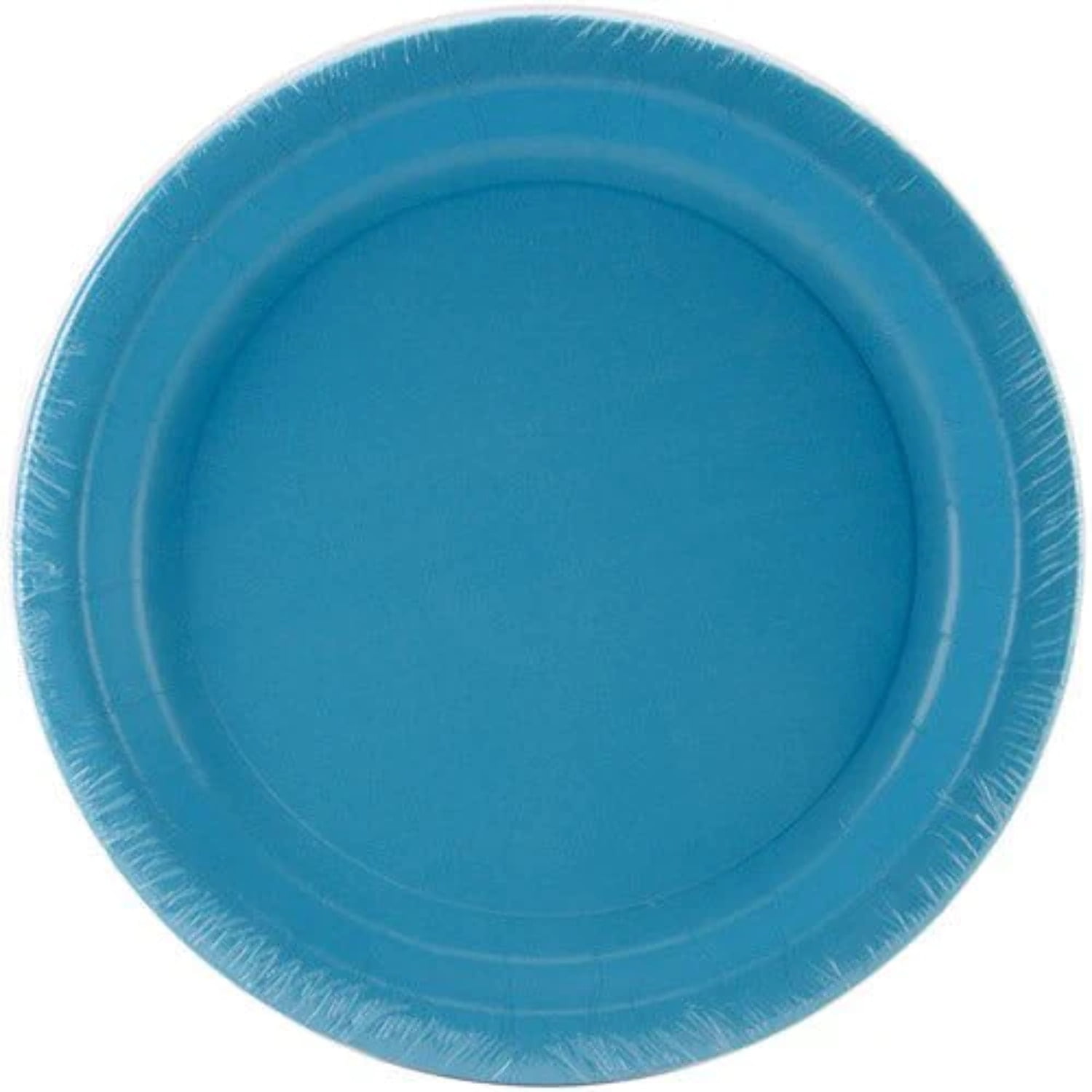 Creative Converting 234487 Bermuda Blue- Turquoise Paper Dinner Plates ...