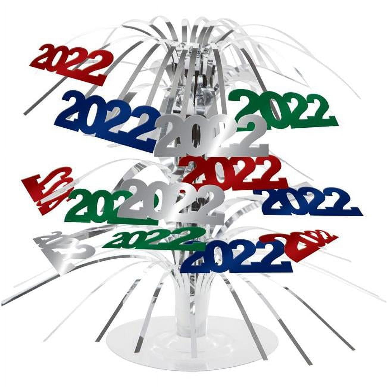 Creative Converting 352981 6 x 8.5 in. 2022 Cascade Centerpiece ...