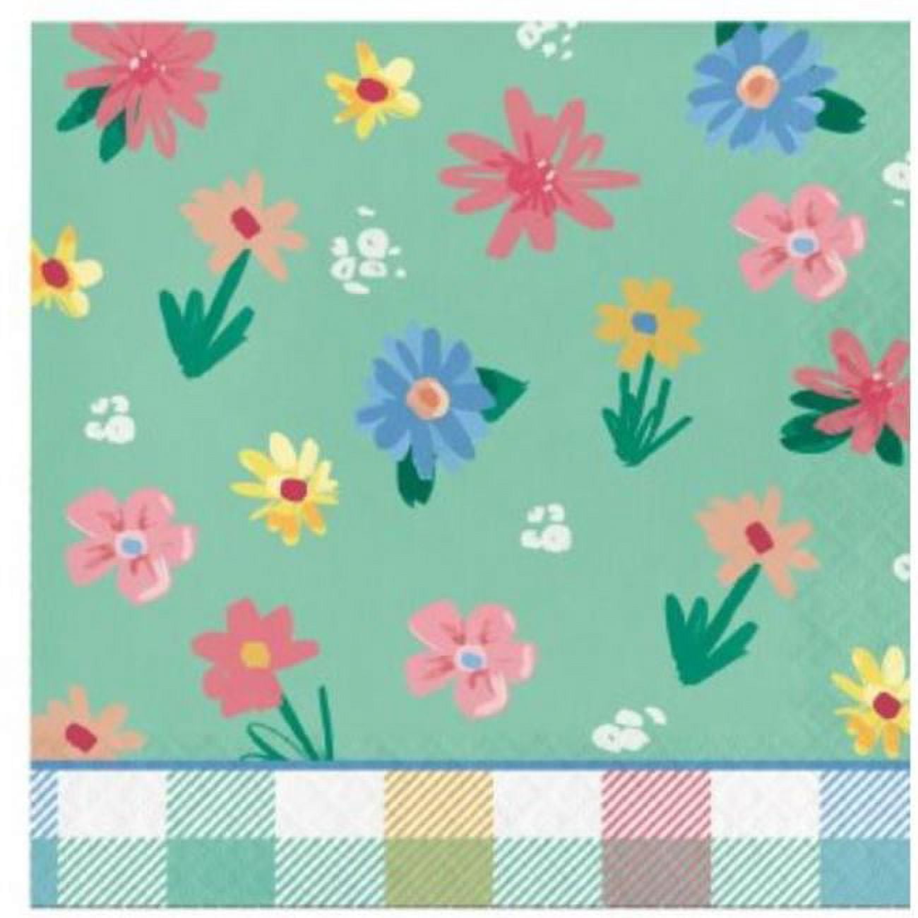 Creative Converting 363088 6.5 in. Cottage Easter 2Ply Luncheon Napkin ...