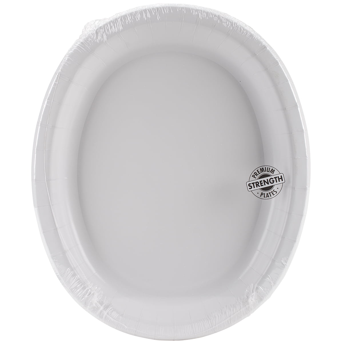 Creative Converting 8 Count Oval Paper Platters, White - Walmart.com