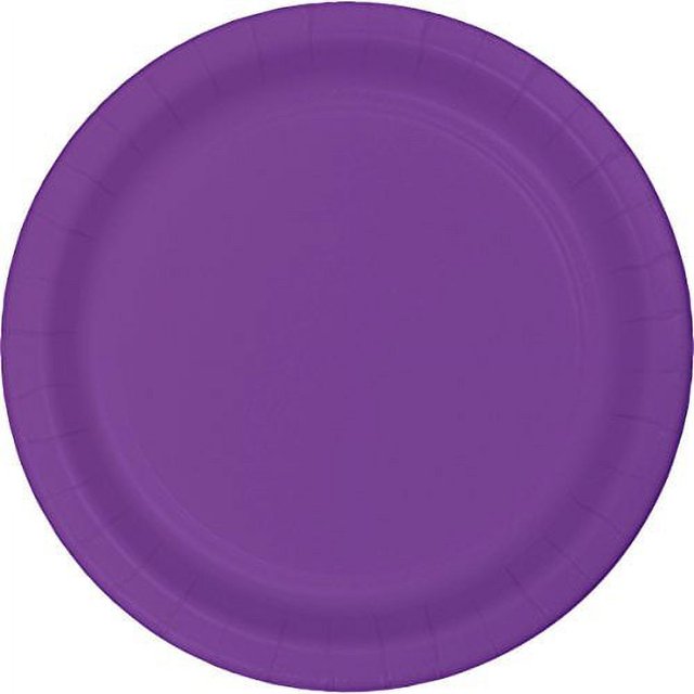 Creative Converting Amethyst Paper Dinner Plate, 9", Purple - Walmart.com