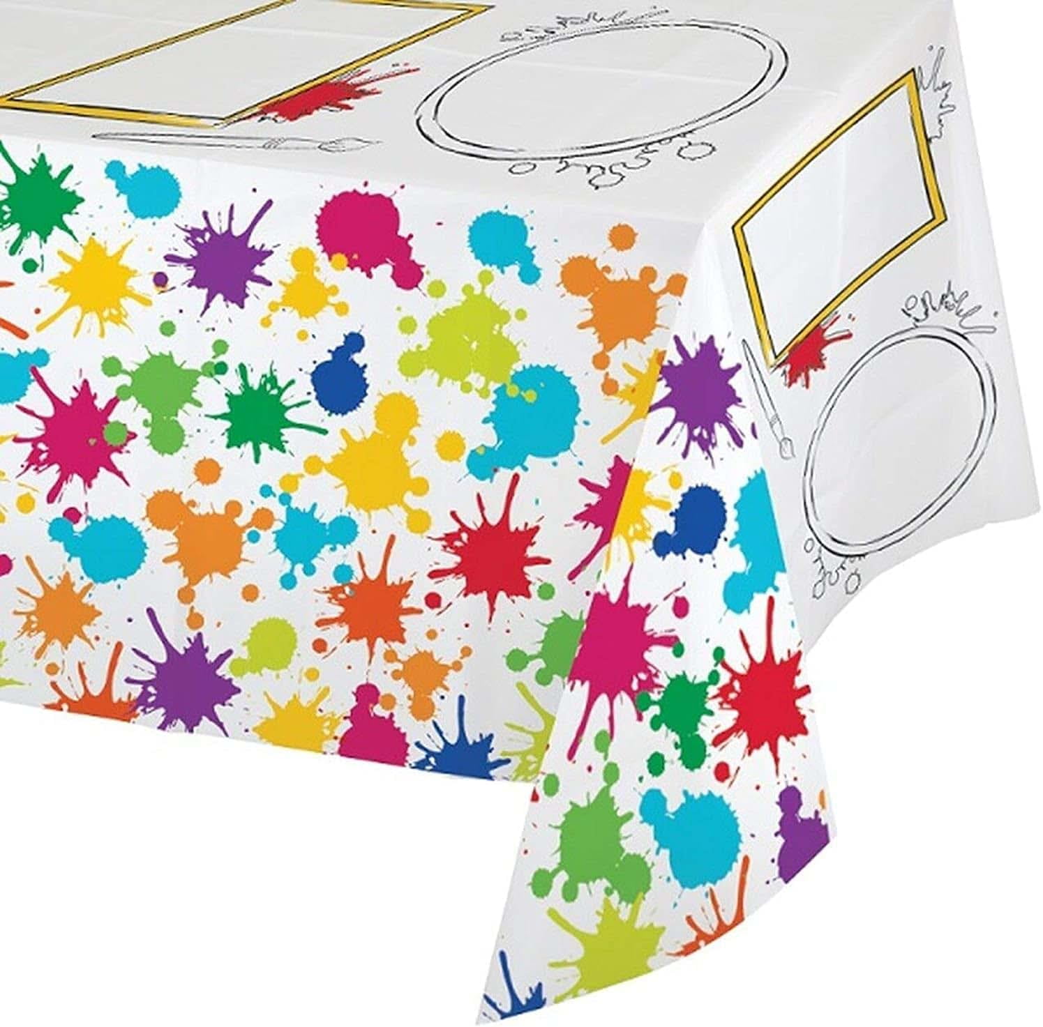 Creative Converting Art Party Table Cover - Walmart.com